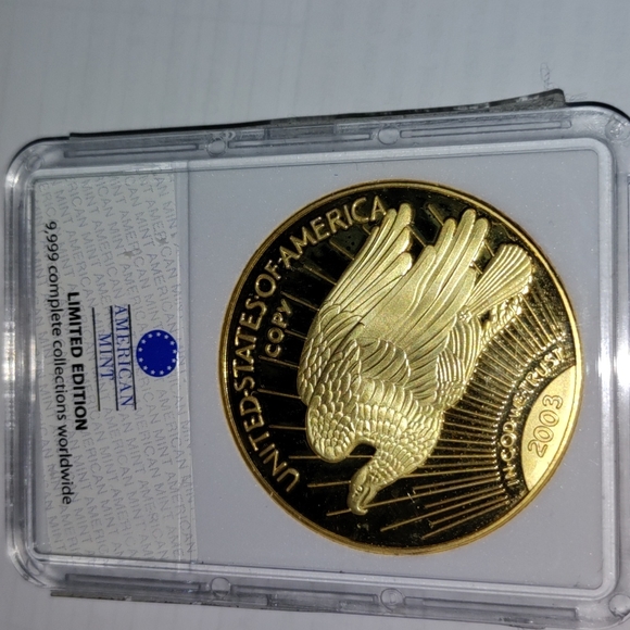 coin | Other | 933 Golden Double Eagle Replica 2 Dollar Gold Coin Copy ...